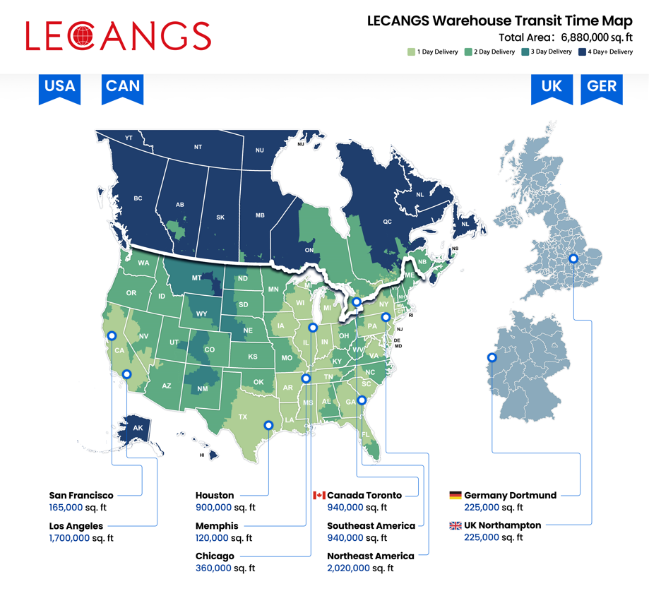 Lecangs Has Established New Warehouses In The U.K.， Canada And Germany ...